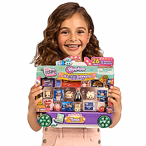 Shopkins Real Littles Snack Time Mega Pack, 13 Plus 13 Real Branded Mini Packs Including 8 Hidden Surprises Inside.