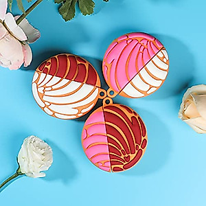 Lupct Fashion Case for AirPod Pro 2019/Pro 2 Gen 2022 Cover Cases Cute Funny Luxury Cool Design for Men Boys Teen Girls Women Fun Unique Character 3D Trendy for AirPods Pro Air Pods Pro(Pink Concha)