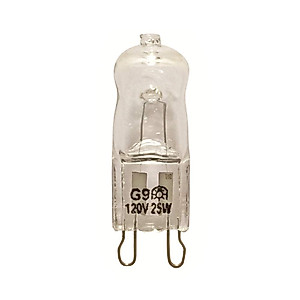 Vstar G9 50W Halogen Bulb 120-Volt Base G9 Halogen Bulb,10 Pack