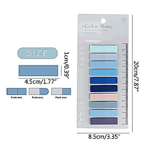 1600/2000/2400Pieces Writable Sticky Tabs Repositionable Color Page Marker Sticky Notes Tabs Sticky Tabs Book Tabs