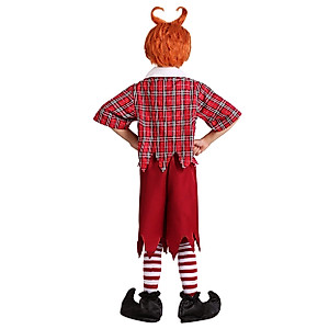 Fun Costumes Munchkin Costume for Kids, Lollipop Guild Member Halloween Outfit Medium (8-10), Red
