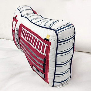 Brandream Boys Pillow Fire Truck Pillow Boys Cotton Decorative Throw Pillows Couch Bed Living Room Kids Bedroom Decor