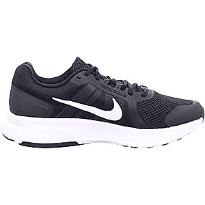 NIKE Men's Run Swift 2 Shoe, Black White Dk Smoke Grey, 9