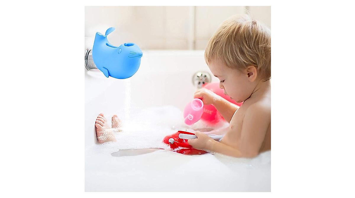 Odowalker Blue Whale Faucet Cover for Baby Safety - Soft Silicone