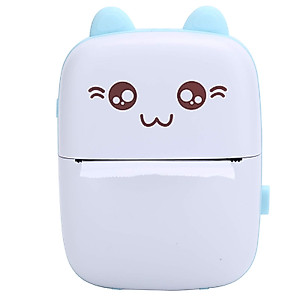 Wisoqu Receipt Printers, SKS9 Mini Portable Mobile Printer Thermal Printer, 200DPI USB Photo Label Remark Pocket Printing Machine