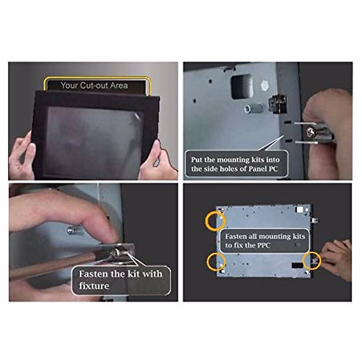 SuperLogics 15.6" LED Monitor with 5-Wire Resistive Touch Screen - 1920 x 1080 Resolution, 250 NITS Brightness, IP65 / NEMA4 Front Panel, Black