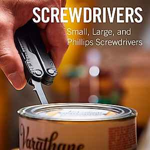 LEATHERMAN, Rebar Multitool with Premium Replaceable Wire Cutters and Saw, Black with MOLLE Sheath