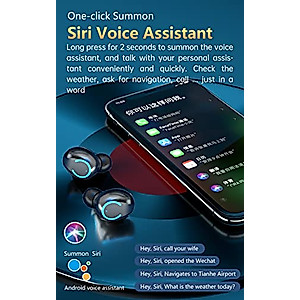 Fenpos Bluetooth 5.1 Wireless Earbuds Earphones, Low Latency Stereo HiFi Sound Quality & Deep Bass Earphone, True Wireless Earbuds for Android and iPhone (R12 with Light)