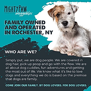 Mighty Paw Waggables Probiotic Chews for Dogs (Made in USA) | Dog Probiotics & Digestive Enzymes. Bacon Flavor Probiotics for Dogs Digestive Health. Prebiotics, Probiotics for Dogs Gut Health (120 Ct)