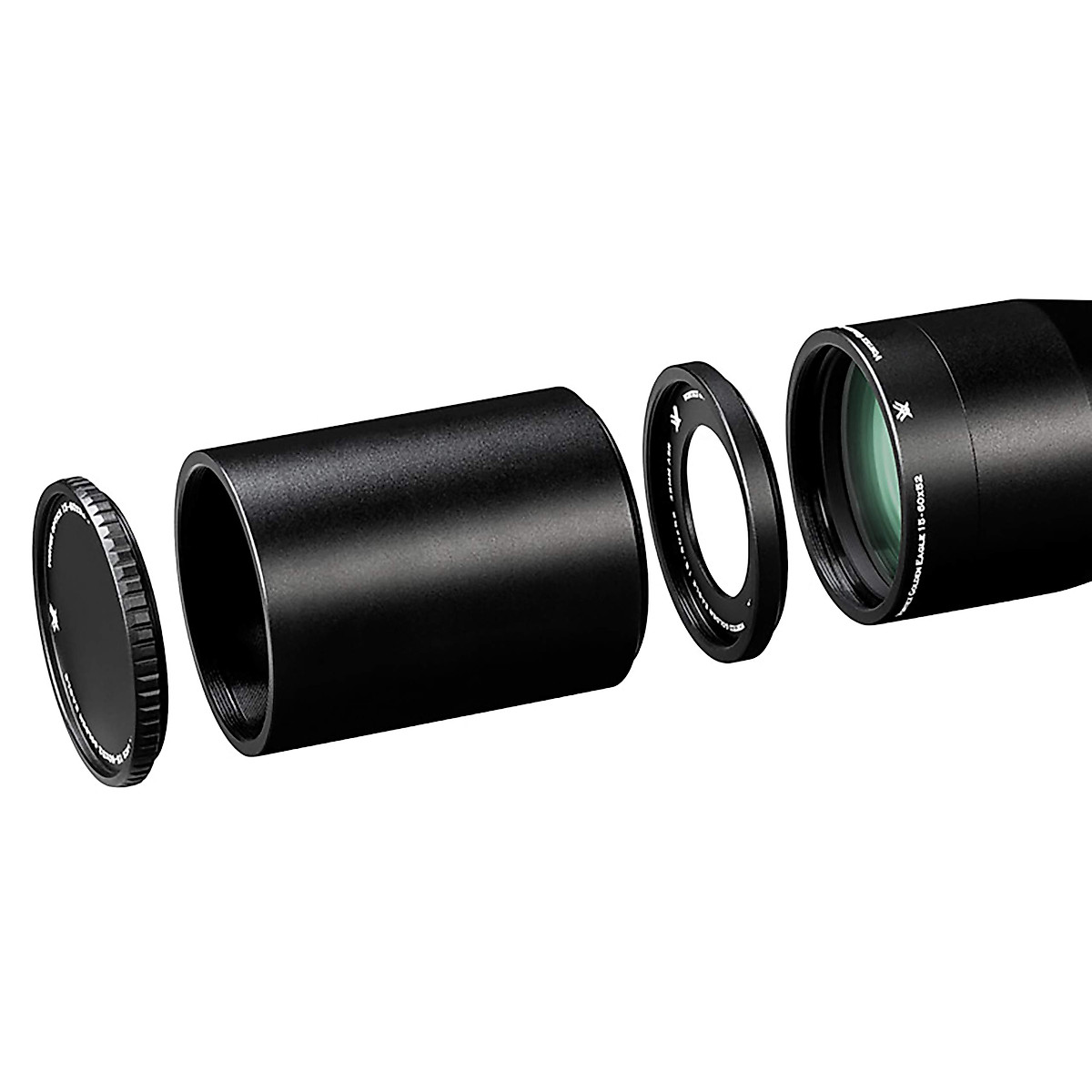 Vortex Optics Golden Eagle HD 15-60x52 Second Focal Plane Riflescopes - ECR-1 Reticle (MOA) , Black