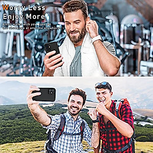 Xmon Magnetic Case for iPhone 11 Case [MIL-Grade Drop Tested & Compatible with MagSafe] Tempered Glass Screen Protector with Camera Lens Protector Phone Case Cover for Apple iPhone 11 (Black)