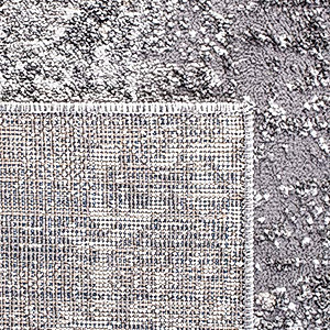 SAFAVIEH Aston Collection 5'3" x 7'7" Light Grey/Grey ASN715F Modern Abstract Non-Shedding Living Room Bedroom Dining Home Office Area Rug