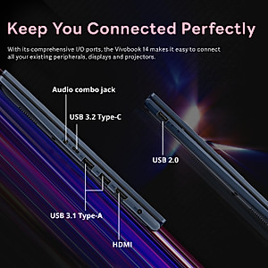 ASUS ZenBook 13 OLED Ultra-Slim Laptop, 13.3” FHD NanoEdge Bezel Display, AMD Ryzen 7 5700U, 8GB LPDDR4X RAM, 512GB PCIe SSD, NumberPad, Wi-Fi 5, Windows 11 Home, Pine Grey, UM325UA-DH71