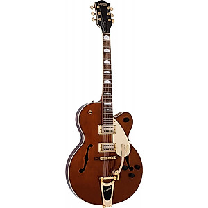 Gretsch G2410TG Streamliner Hollow Body Single-Cut and Gold Hardware Single Barrel w/Bigsby