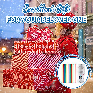 Party Ice Slushie Machine for Home with 10 Cups & Spoon straws, Countertop Slushie Maker Frozen Drink Machine for Kitchen, Turn Any Sugary Drinks into Slushie, Aqua