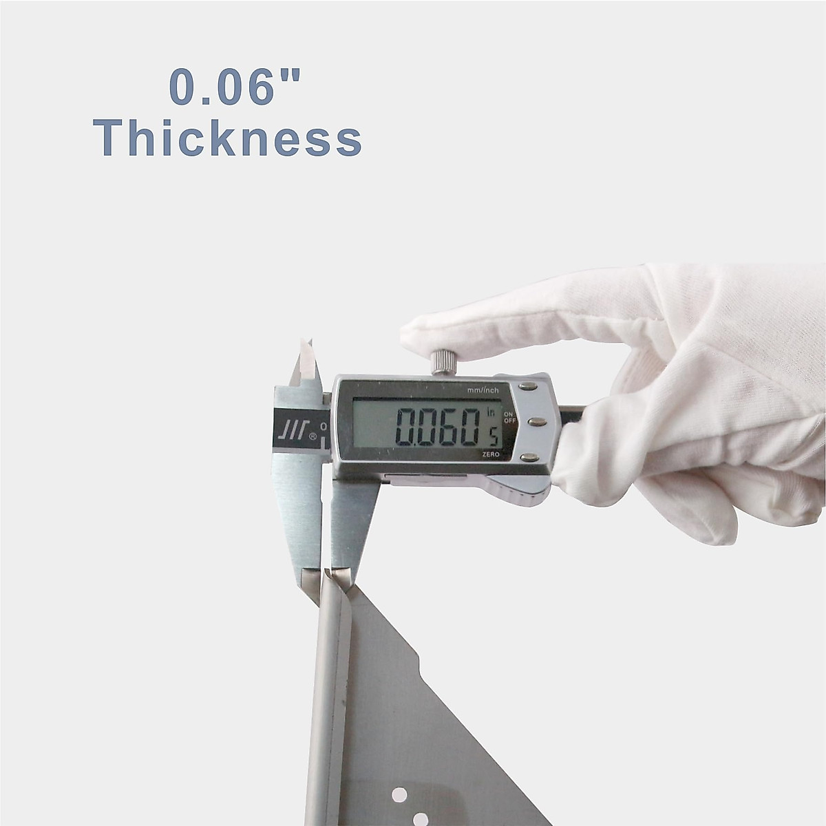 HIDROP Brushed Nickel Corner Shower Shelf 10" Triangular Corner Shelf Stainless Steel Bathroom Shelf for Tiled Wall, 2 Pack Shower Corner Shelf, No Drilling