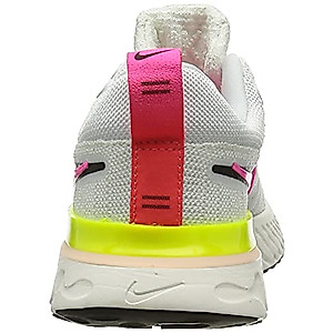 Nike Womens React Infinity Run FK 2 Running Trainers DJ5396 Sneakers Shoes (UK 6.5 US 9 EU 40.5, White Black sail Pink Blast 100)