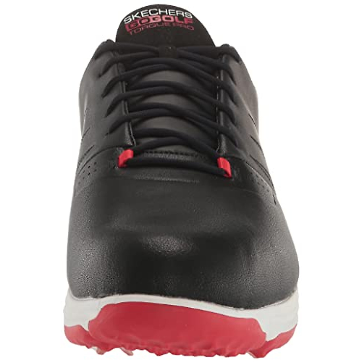 Skechers Men's Go Torque Pro Waterproof Golf Shoe Sneaker, Black/Red, 9 Wide