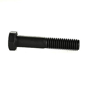 1/4-20 x 2“ Hex Head Screw Bolt, Half Threaded, Alloy Steel Grade 8.8, Black Oxide Finish, Quantity 20