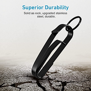 SFYHORK Duty Belt Key Holder, 2PCS Superior Key Ring Holder, Upgraded Quick Release Belt Key Clip with Keyrings for Police, Law Enforcement and Workers