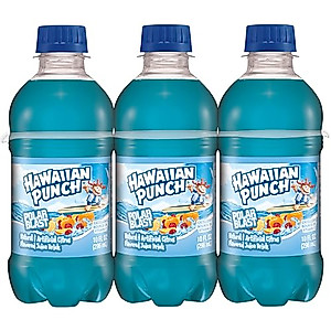 Hawaiian Punch Polar Blast Fruit Juice Drink, 10 Fl Oz Bottles, 24 Count (4 Packs Of 6), Ready-to-drink, On-the-go, Caffeine-free, Carbonation-free, Gluten-free, Excellent Source Of Vitamin C