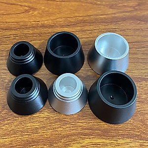 Aluminum Desk atty Stand Holder Display Holder for 5-10/e-Go Battery Stand Holder for RDA RTA Battery (15mm Hole x 4pcs)