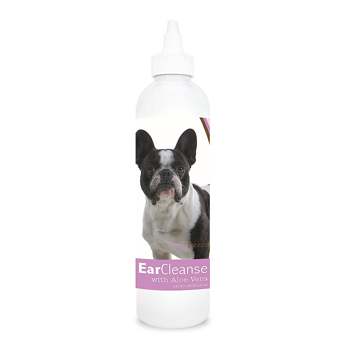Healthy Breeds French Bulldog Ear Cleanse with Aloe Vera Sweet Pea and Vanilla 8 oz