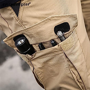 EMERSONGEAR Men's Tactical Pants,Military Combat BDU Cargo Pants,Multi-Pockets Work Trousers,Water Resistant Ripstop Pants