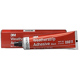 3M (MMM8011) 3M Weatherstrip Adhesive, Black, 5 oz. Tube