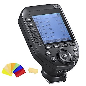Godox XProII-O TTL Wireless Flash Trigger Transmitter Compatible for Olympus/Panasonic Cameras,2.4G 1/8000s HSS,Bluetooth Connection,New Hotshoe Locking,16 Groups and 32 Channels