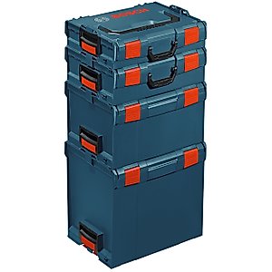 BOSCH L-BOXX-4 15 In. x 14 In. x 17.5 In. Stackable Tool Storage Case,Blue