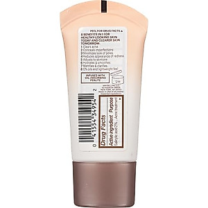Maybelline Dream Pure Skin Clearing BB Cream, 8-in-1 Skin Perfecting Beauty Balm With 2% Salicylic Acid, Sheer Tint Coverage, Oil-Free, Light/Medium, 1 Count