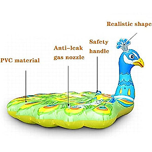 Glaceon Portable Adult Inflatable Water Mount Large Pool Float Row Toys Swimming Ring Suitable The Beach Summer Party Outdoor Water Recreation