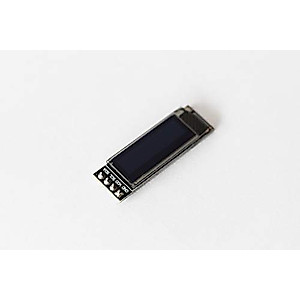 OLED Display Module for Mechanical Keyboards & Arduino, 3.3V-5V 0.91 Inch SSD1306 I2C (Black)