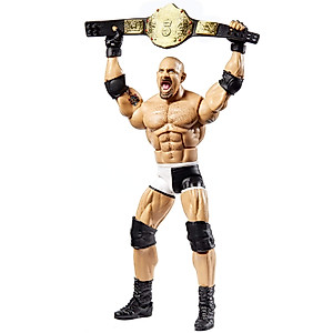 WWE Goldberg Elite Series #74 Deluxe Action Figure with Realistic Facial Detailing, Iconic Ring Gear & Accessories