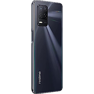 realme 8 5G + 4G Volte GSM Unlocked Global USA Latin Europe Octa Core 48MP Triple Camera (NOT Verizon/Boost/CDMA) (Black Supersonic, 128GB+4GB)