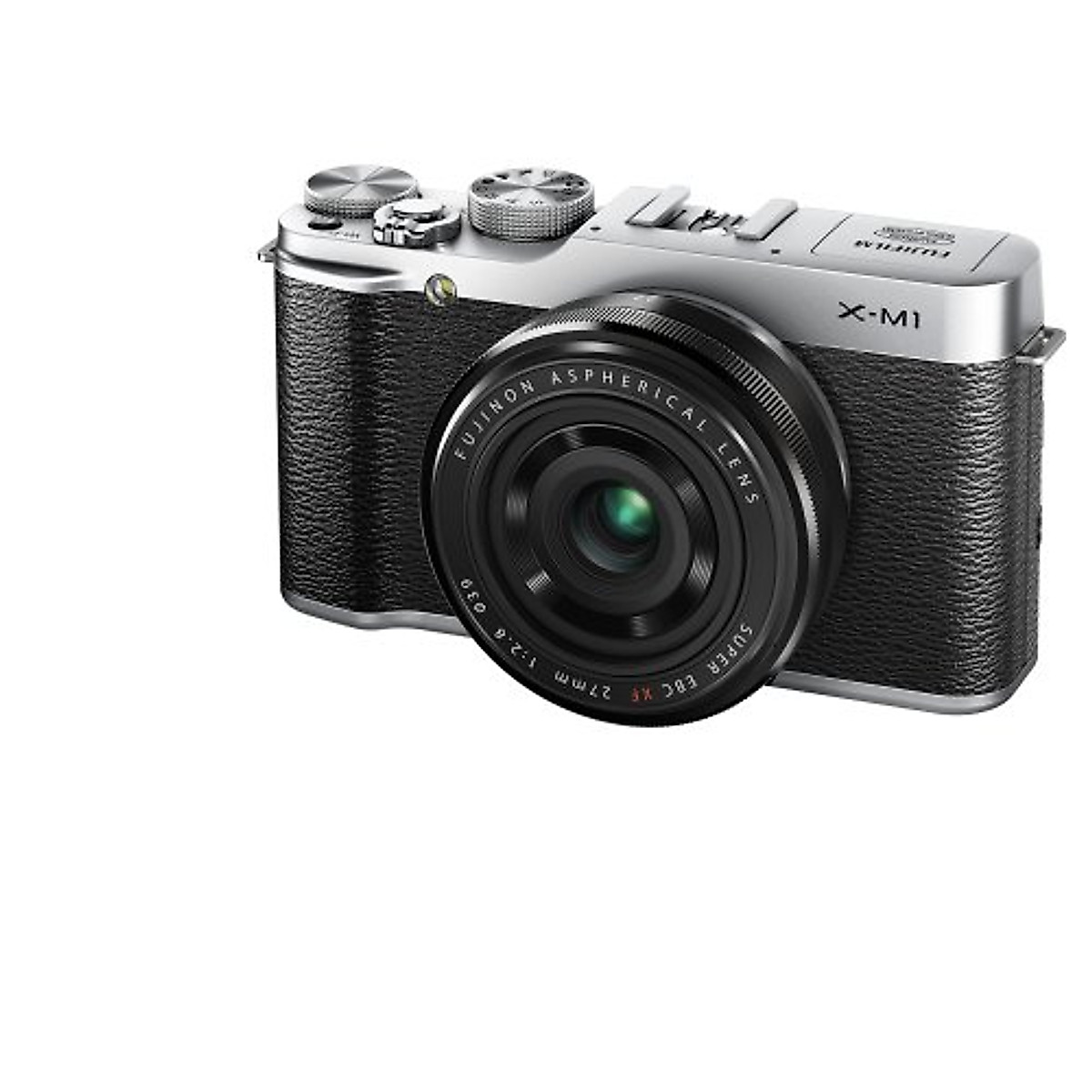Fujifilm X-M1 Compact System 16MP Digital Camera with 3-Inch LCD Screen - Body Only (Silver)