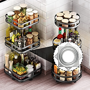 Fasmov 16 Pack 4-Inch Lazy Susan Turntable Bearings, 5/16” Thick Swivel Plate for Serving Trays, Kitchen Cabinet, Craft Project, Makeup Holder, Silver