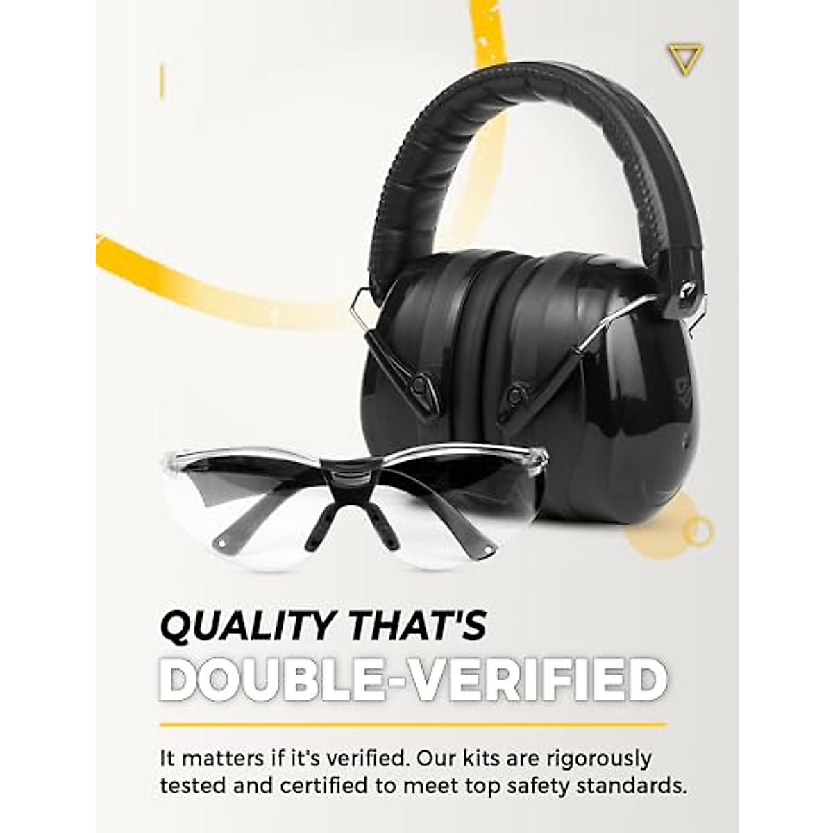 TRADESMART “His & Hers” Gift - Pink & Grey Shooting Ear and Eye Kits, U.S. Certified, for Women & Men