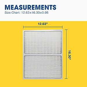 Aerostar HEPA Replacement Air Purifier Filter for Winix Filter A, 115115, 5500-2, C535 & Others (1 HEPA + 4 Carbon Prefilters)