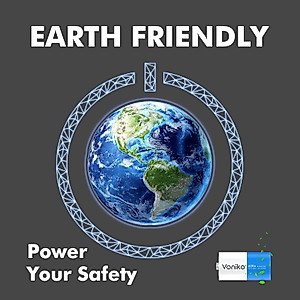 Voniko Ultra Alkaline D Batteries, Batteries D Size 8 Pack, 10-Year Shelf Life and 6-9 Times The Power as Carbon Batteries, Type D Battery 1.5 Volt