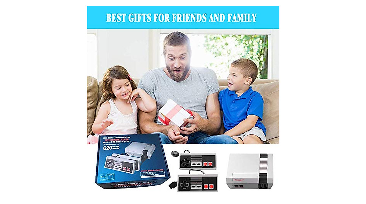 Reiso Retro Game Console with 620 Classic Games | Nostalgic Fun