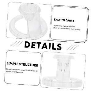 GLEAVI Clear 3D Printing Pen Rack 2pcs Storage Accessories Printing Brush Rack Plastic Storage Rack Pencil The Brush 3D Base Plastic 3D Pen Holder Printing Pen Pen Storage Rack