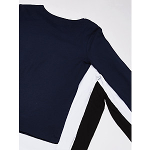 The Children's Place,Girls Basic Layering Tee 3-Pack,Multi CLR,M (7/8)