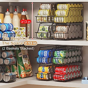 X-cosrack Wall Basket Hanging Basket Storage with 5 S Hooks 3 Label -3Pack, Cabinet Wall Hanging Metal Wire Baskets for Organizing, Extra Large Storage Organization Shelf for Pantry Kitchen Bathroom