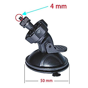 Glucrean Dash Cam Mount Compatible with CHORTAU/ OldShark/ NIUTA/ Apexcam dashcam, Suction Cup Mount Easy to Install and Use, Strong Suction Power Hight Durability and Removeable 2 Pcs