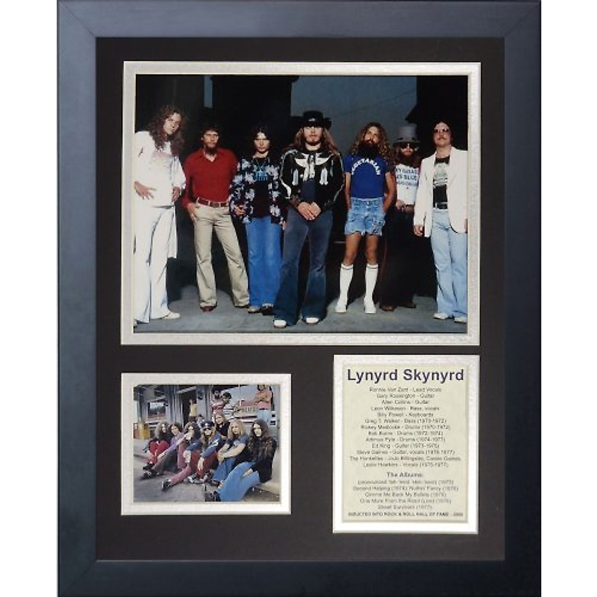 Legends Never Die Lynyrd Skynyrd Framed Photo Collage, 11 by 14-Inch