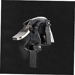 ULDIGI Black Buttons 1 Pair Artifact Fire Button S Mobile Conter for Phone Shooting Tool Chicken- Assist Eat Games Chicken Eating Metal Trigger Aim Gaming Black Game Quick Shooter Push Button