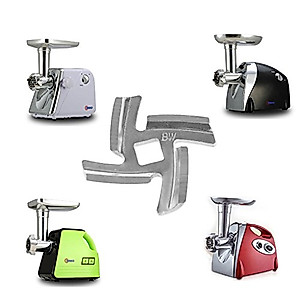 HELYZQ 1Pc 50mm Diameter Stainless Steel Meat Grinder Blade Spare Part for Moulinex HV6