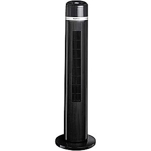 Amazon Basics Oscillating 3 Speed Tower Fan with Remote